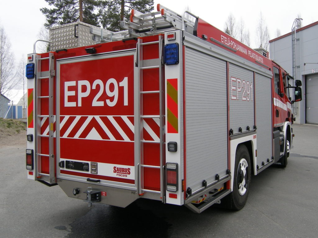 New Fire Engines to Southern Ostrobothnia, Finland - Saurus