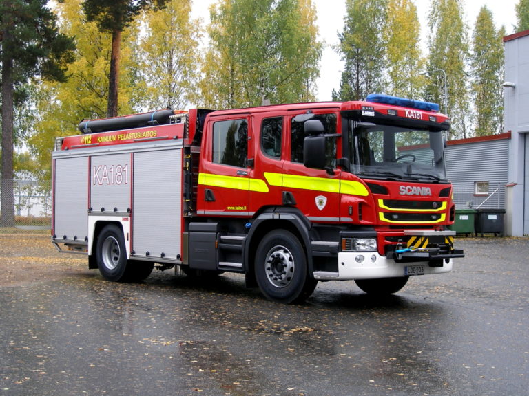 A new Fire Engine to Kainuu, Finland - Saurus