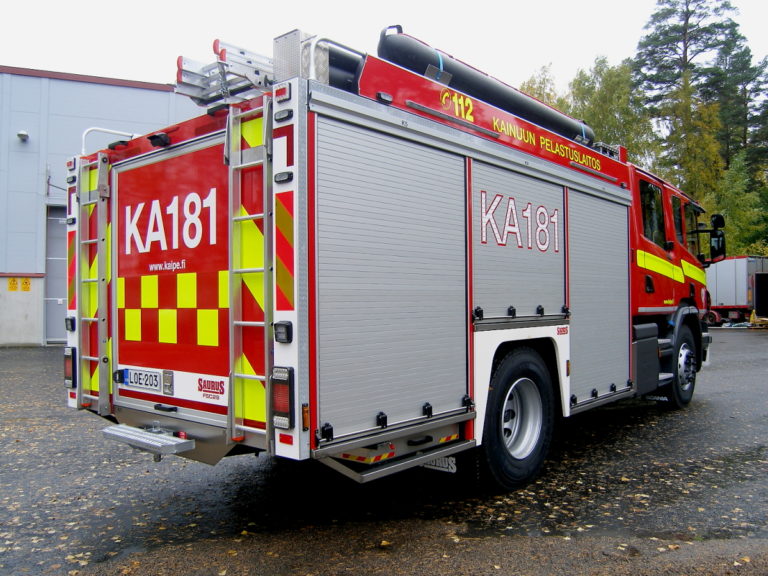 A new Fire Engine to Kainuu, Finland - Saurus